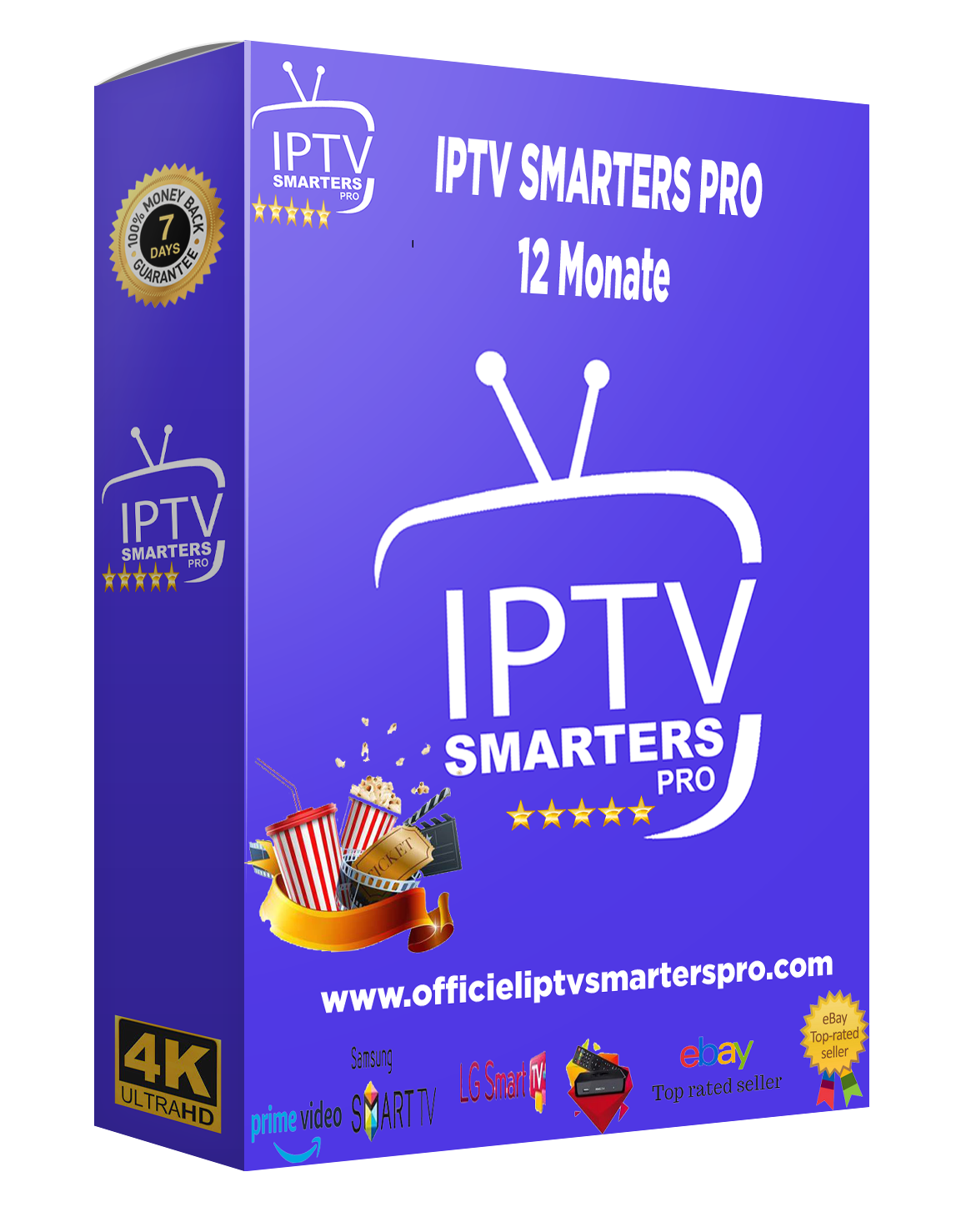 Activation application IPTV SMARTERS PRO 12/mois